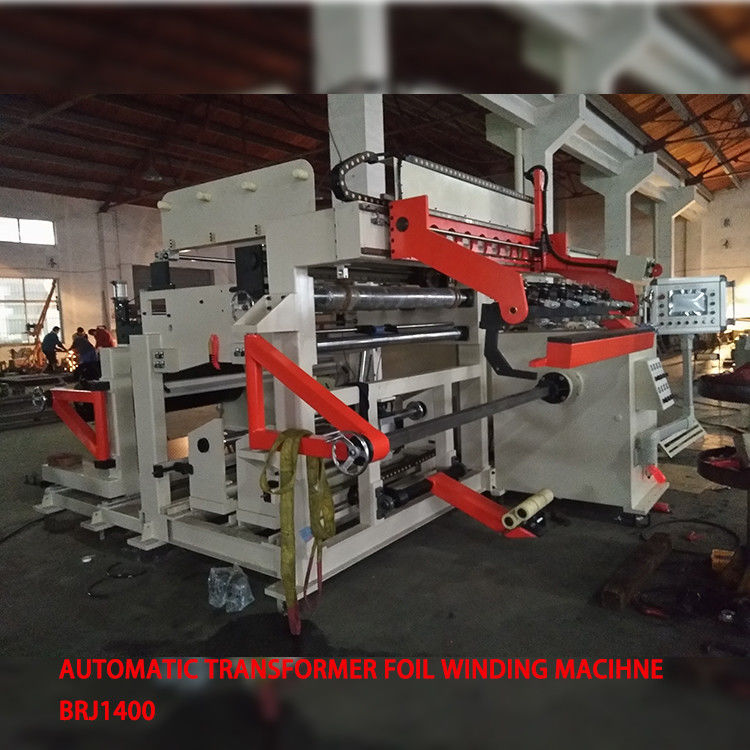 One Layer Dry Type Transformer Copper Foil Winder 1400Mm Width
