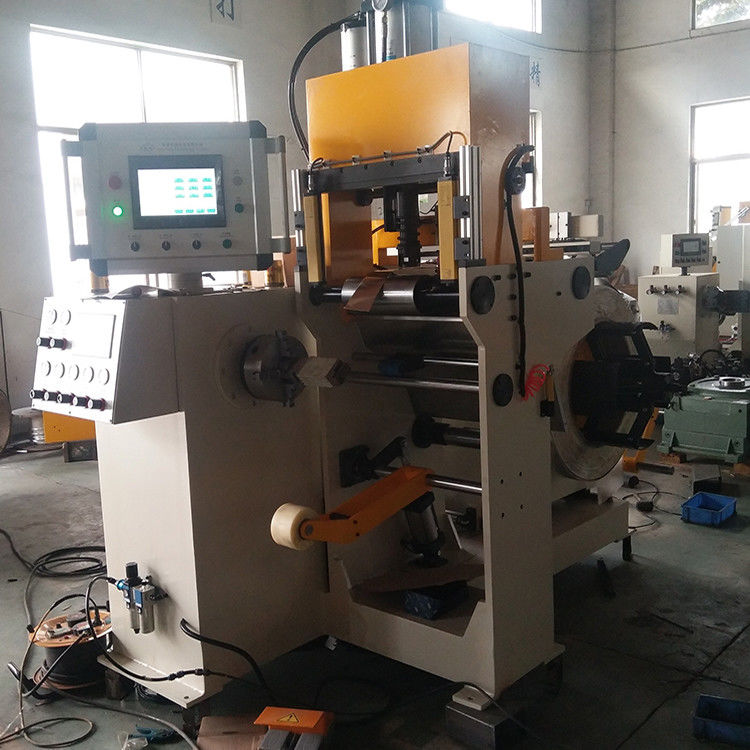 Cold Welding Transformer Foil Winding Machine 200mm Width Copper Leaf ...