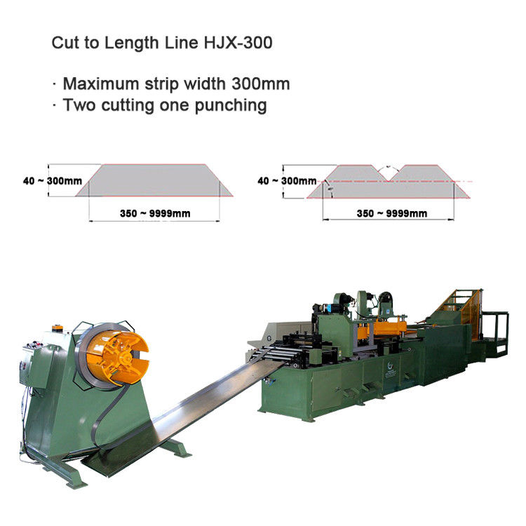 PLC Control Transformer Core Cutting Machine Two Cutting And One Punching