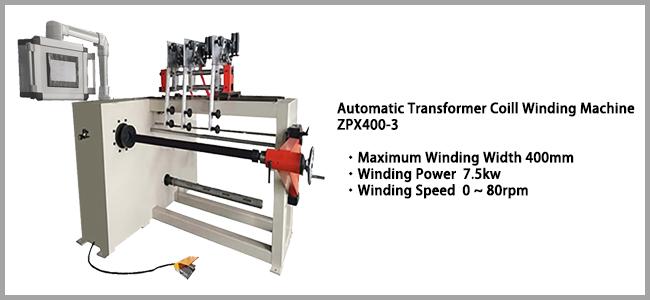 Two Wire Guides Automatic Transformer Winding Machine For Coil